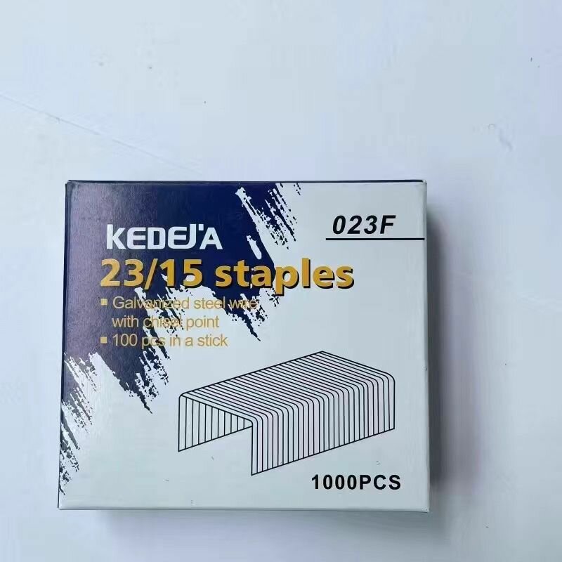 ⭐Степлерные скобы высокой прочности Kedejia 23/8 10 13 15 17 20 23/23, сверхпрочные скобы⭐