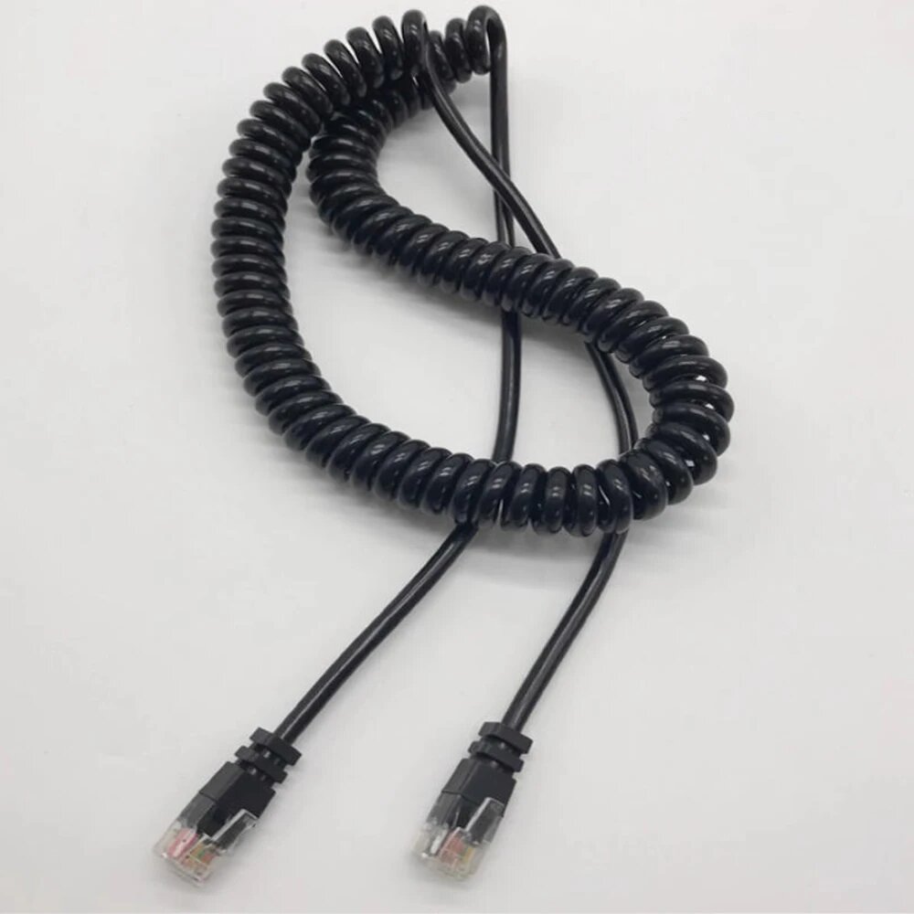 Спиральный телефонный провод Sincelian 6-жильный 2,5 м