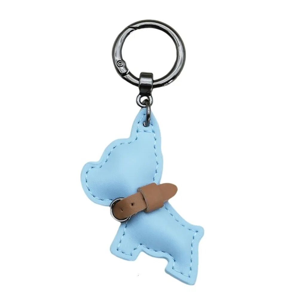 Брелок-подвеска Французский бульдог , Синий - цвет пистолета