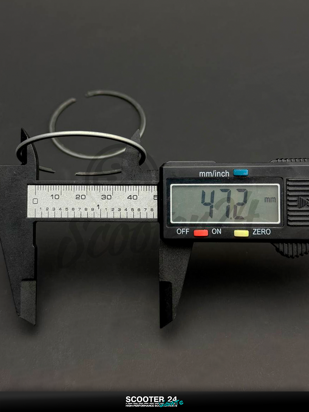 Кольца комплект на скутер Ямаха Джог / Yamaha Jog с двигателем 3KJ 72 0,25 ( 47,25, 2JA/3KJ) "KOSO" (mod.A)