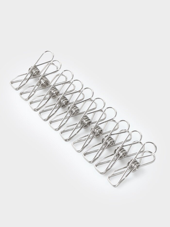 Набор прищепок бельевых металлических Доляна, 20 шт.