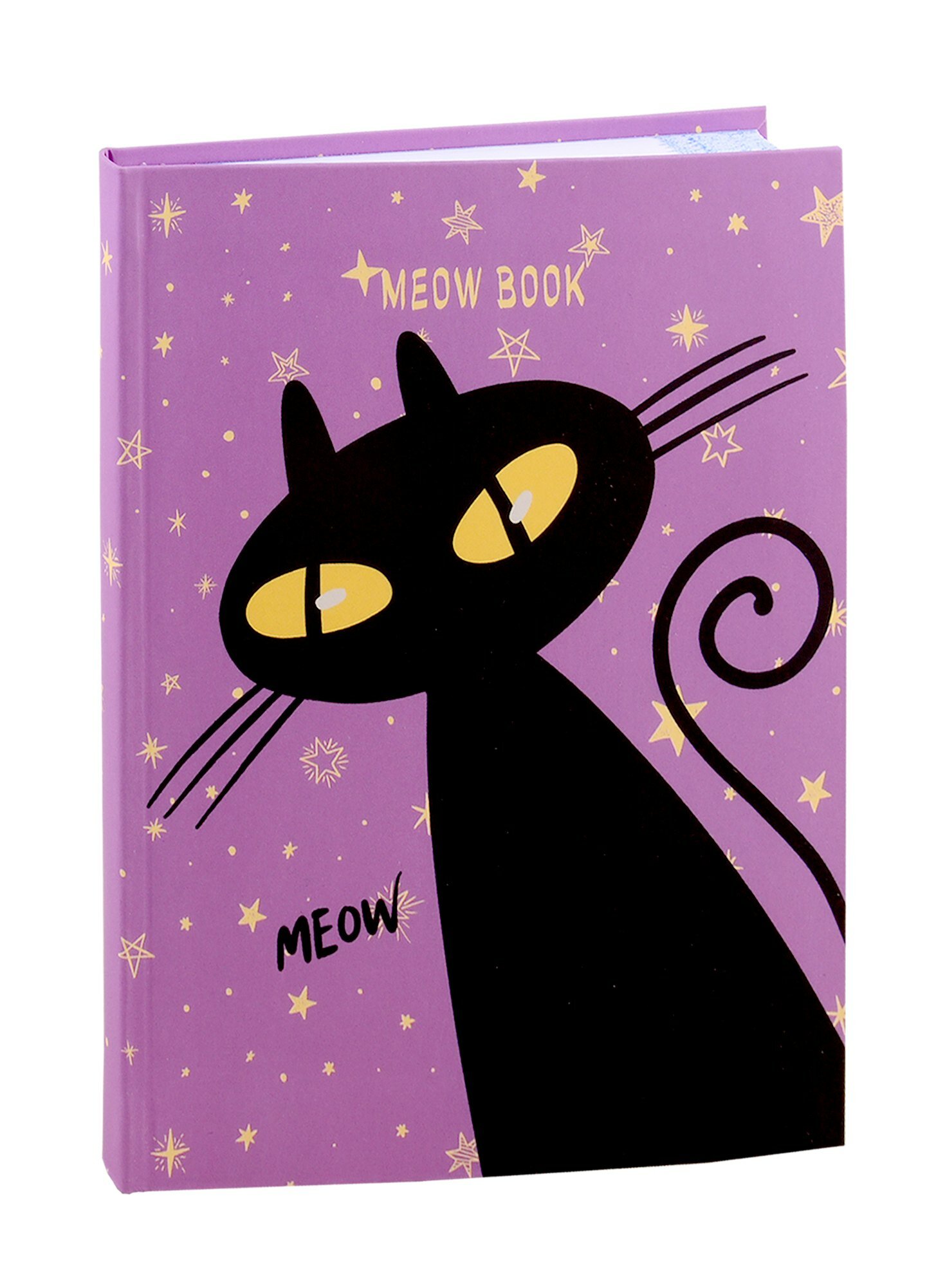 Записная книжка А6+ 96л тчк. "Cats" интеграл. переплет, мат. ламинация "soft touch"