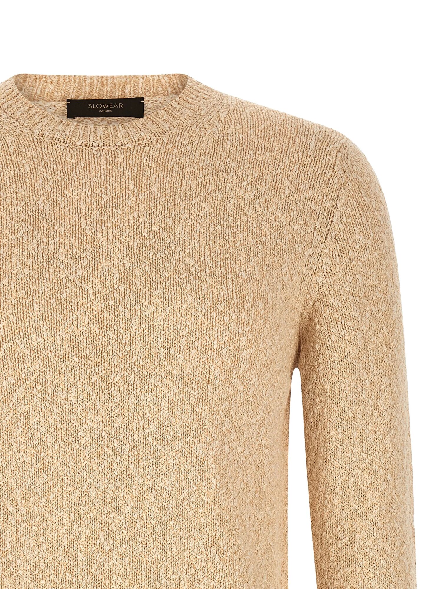 Свитер Zanone Two-tone crew-neck sweater, размер 52, , разноцветный — фото 1