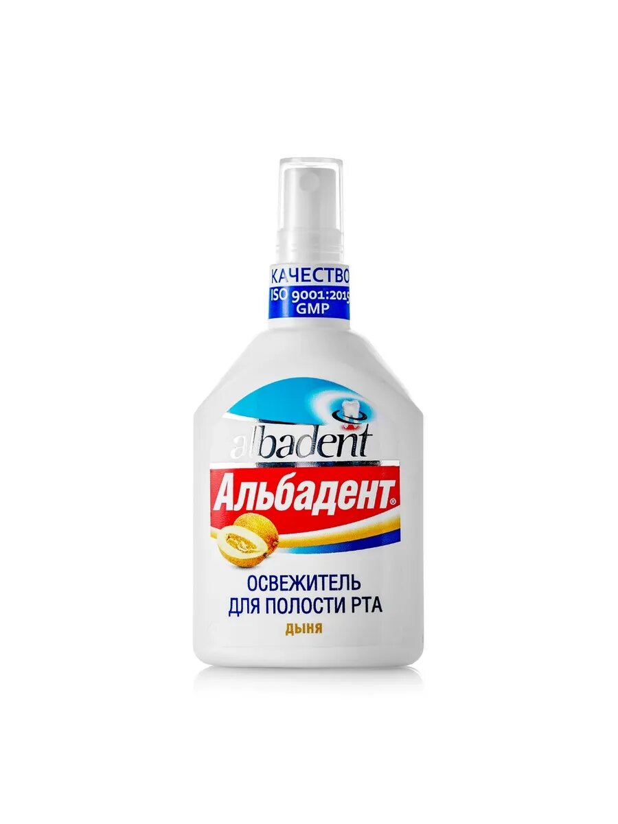 Альбадент освежитель для полости рта дыня 35 мл/спрей
