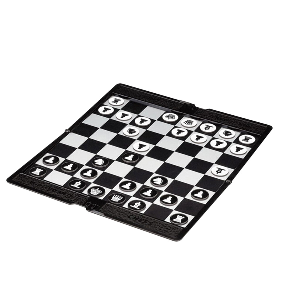 Набор Игровых Фишек Для Д draughts Складная Шашка Из Экокожи Магнитные Фигурки Легкая И Ударопрочная 19 7x19 7x2 Cm