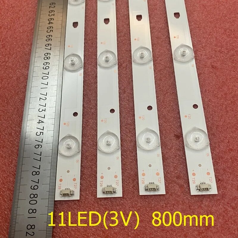 Светодиодная подсветка для JVC LED40D11, 4pcs For 1 TV