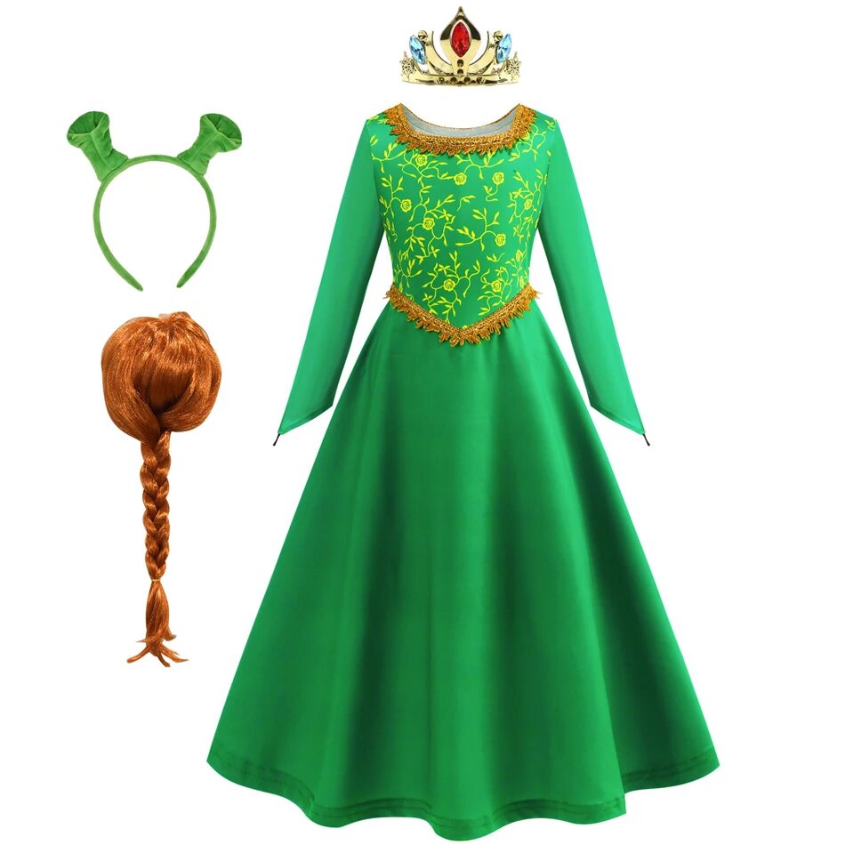Костюм Фионы для девочки, размер 7-8T (Tag 140), цвет dress A4