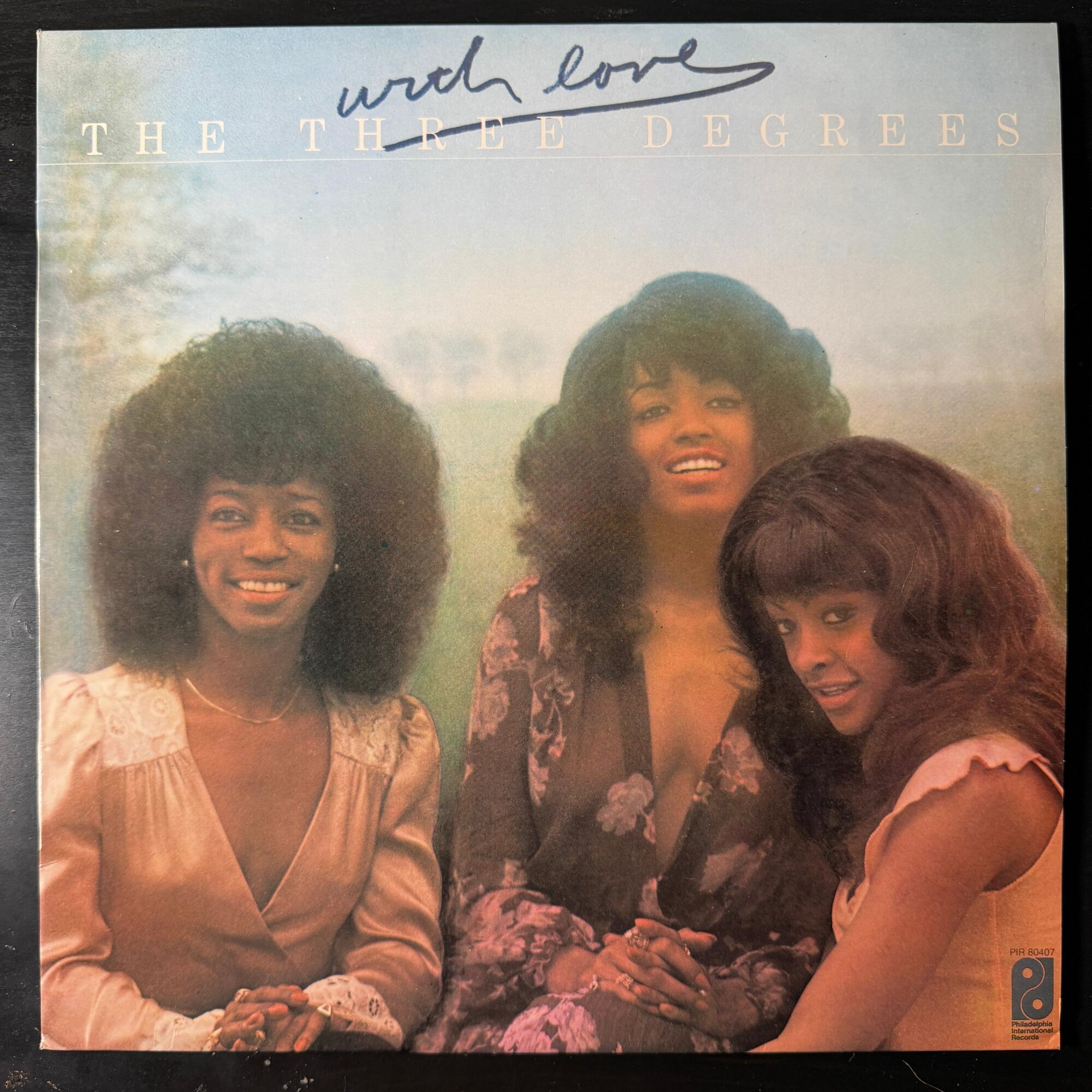 Виниловая пластинка The Three Degrees With Love (Испания 1975г.)