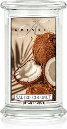 Свеча Kringle Candle Classic Salted Coconut, 623 г, кремовый