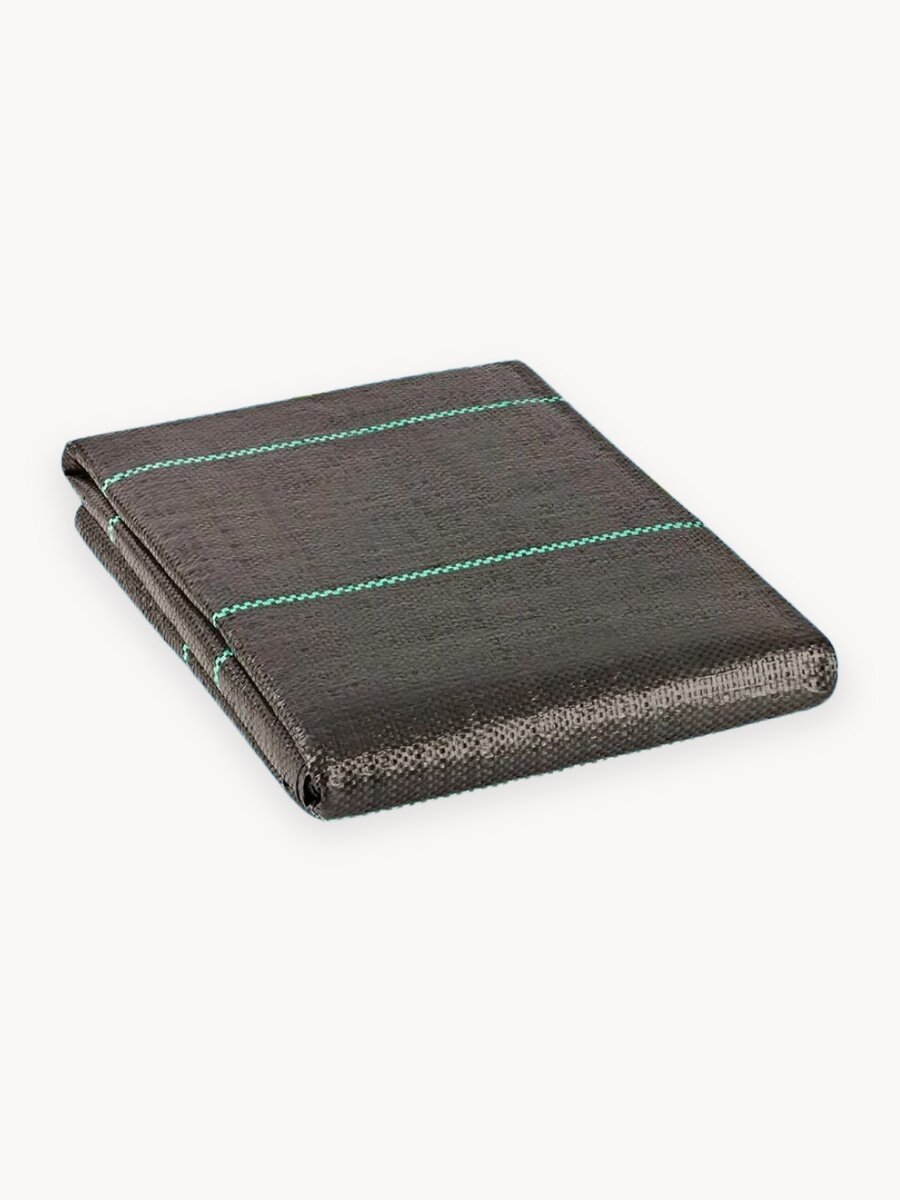 Агроткань от сорняков 1,6x10 м, агроткань для дорожек, для клубники, застилочная. Укрывной материал от сорняков 100 г/м2.