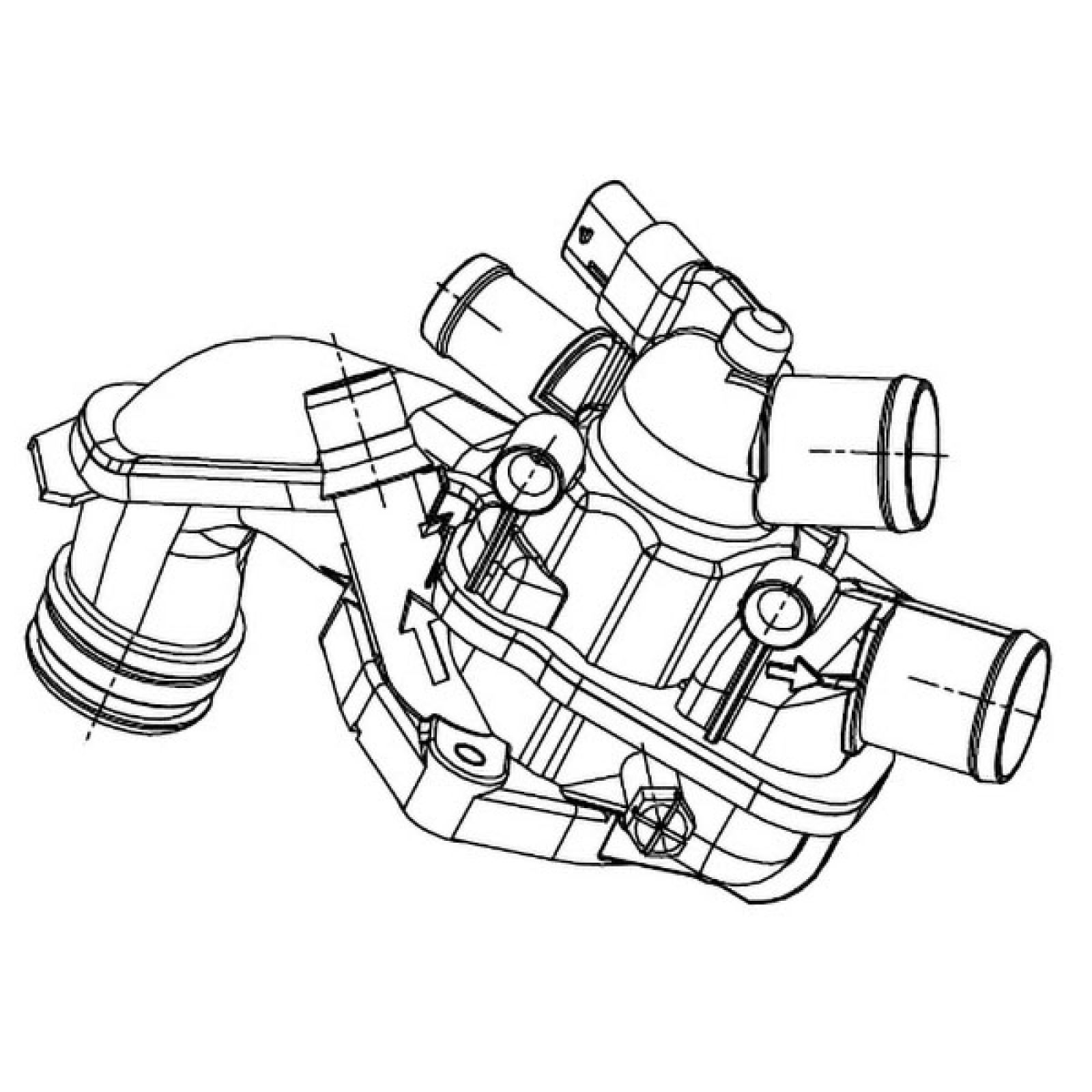 Термостат, для Ситроен C4 2, DS3, DS4, Пежо 3008, 308 1 oem 1336CC арт LT2090