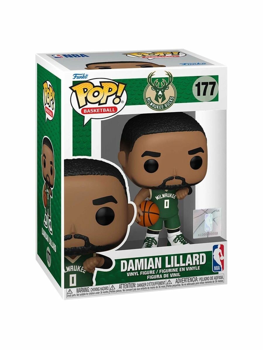 Фигурка Funko POP! NBA Bucks Damian Lillard (177) 83408