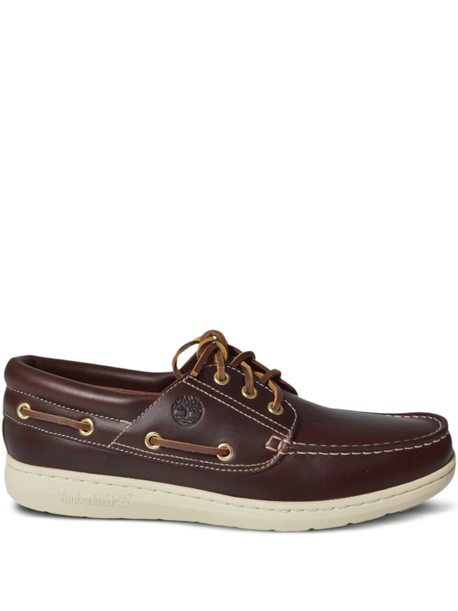 Лоферы Leather lace-up loafers