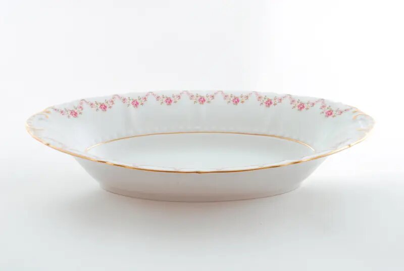 Хлебница Leander "Корзина для хлеба Соната" 07112816-0158, зелёный и белый