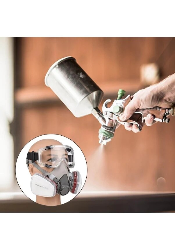 Полумаска-респиратор Ganzhoushop для лица, газовое устройство 6200 атм