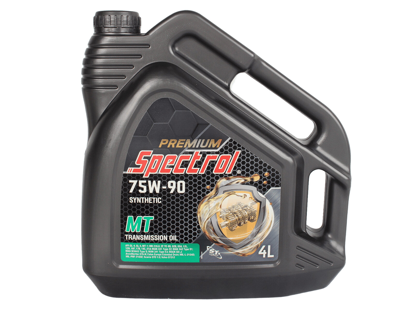 Масло трансмиссионное SPECTROL PREMIUM MT 75W90 GL4/5 4л