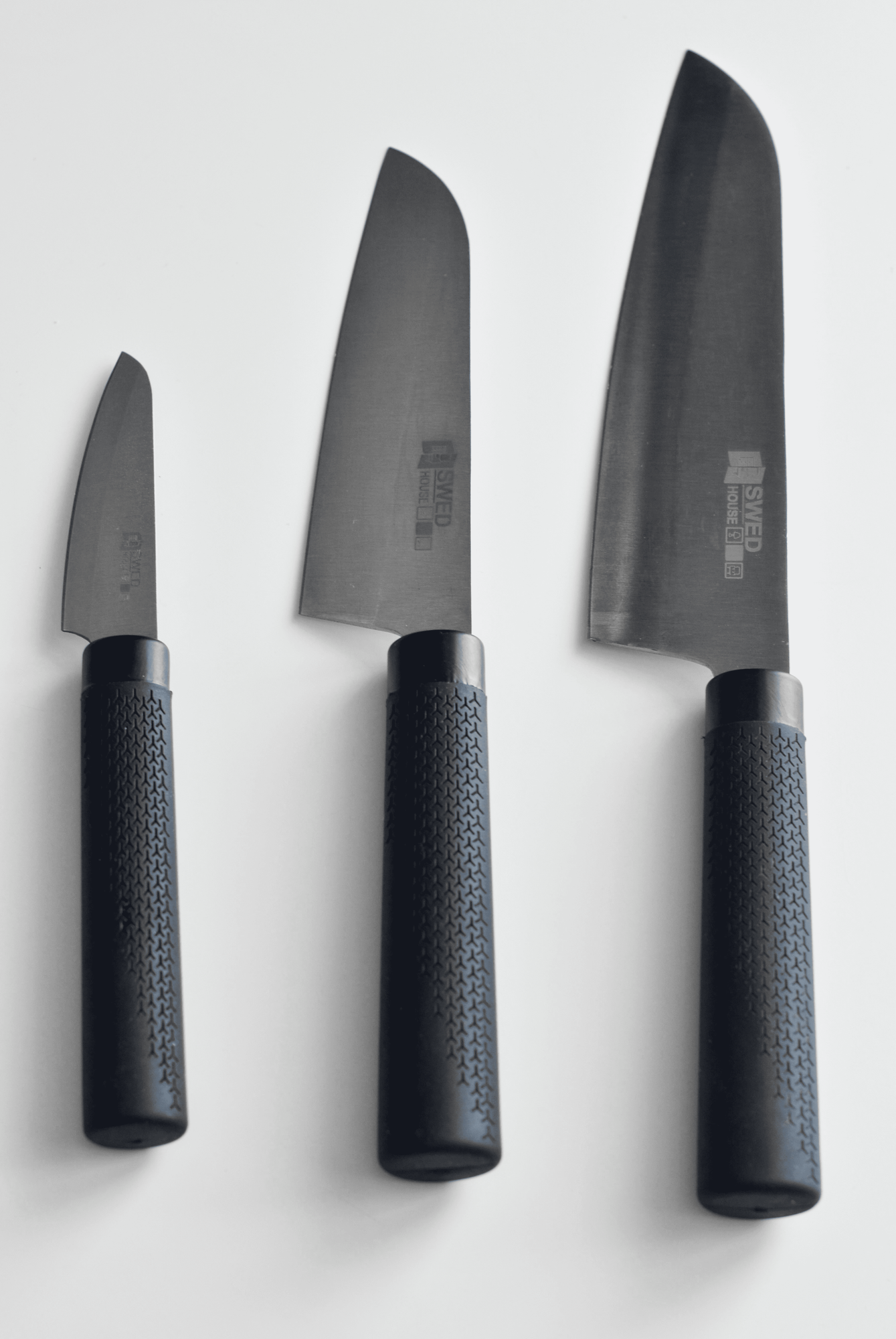 Набор ножей Swed House SVARTA KNIVAR, сталь, нескользящая рукоять, 3 шт