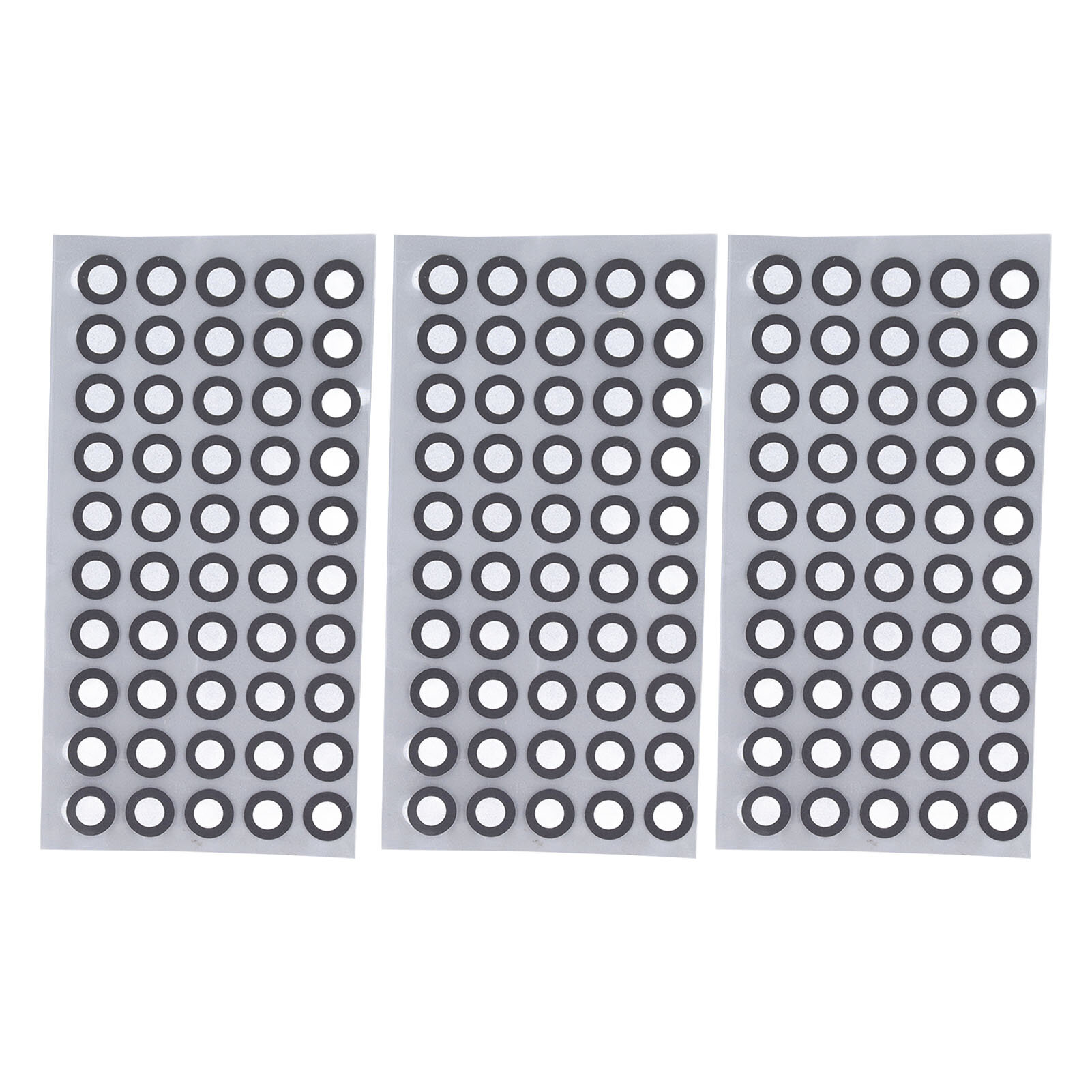 150 шт. Маркеры для 3D-сканирования, обеспечивающие точное отслеживание и рассеивание света. Расходные материалы для сканера. Внутренний диаметр 6 мм, внешний диаметр 10 мм. 3 листа.