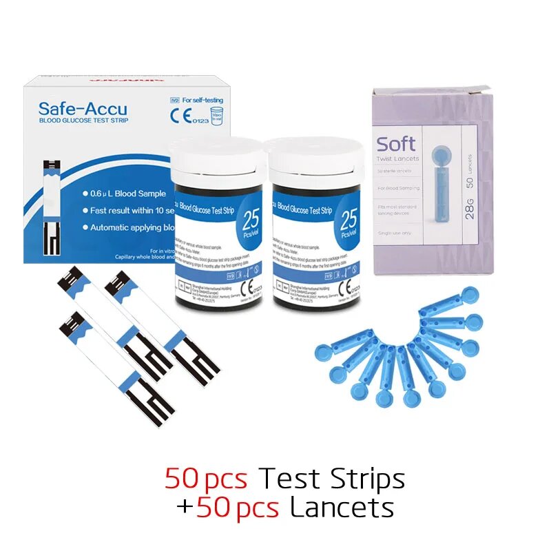 Wcore Safe-Accu CE Глюкометр 50 test strips