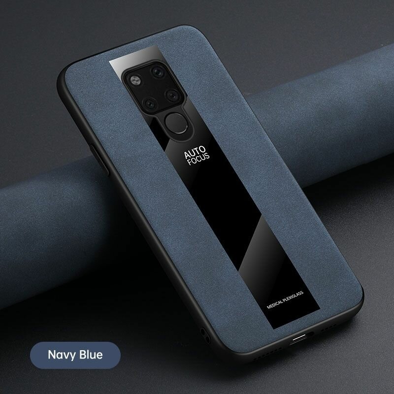 Чехол на Huawei Mate 20(Хуавей Мате 20) Роскошная кожа противоударный с защитой камеры