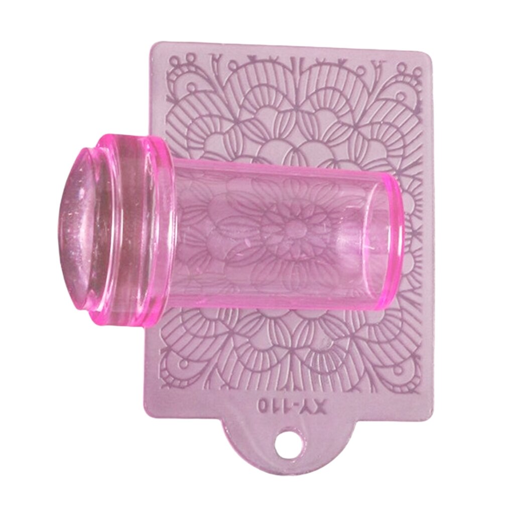 Прозрачный Желейный силиконовый стампер для ногтей Набор для стемпинга ногтей Принадлежности для маникюра