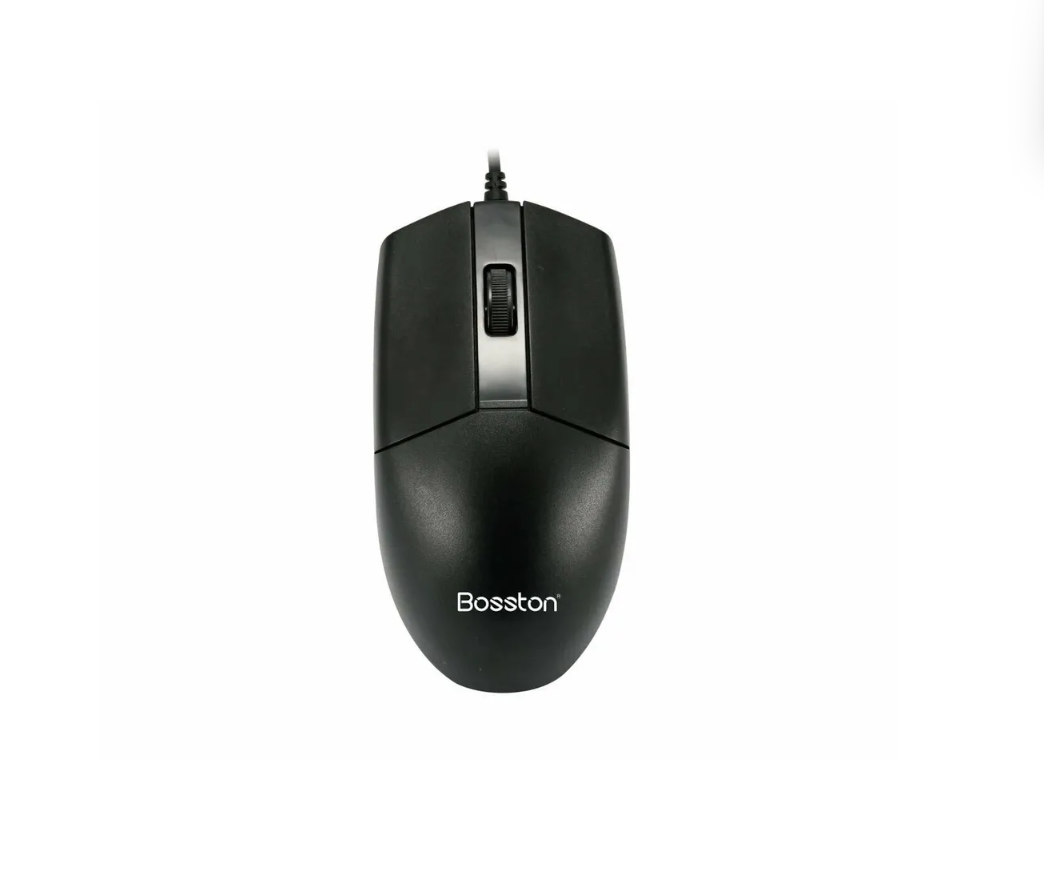 Игровая мышь Bosston M30 Black, черный, проводная, оптическая лазерная, для обеих рук