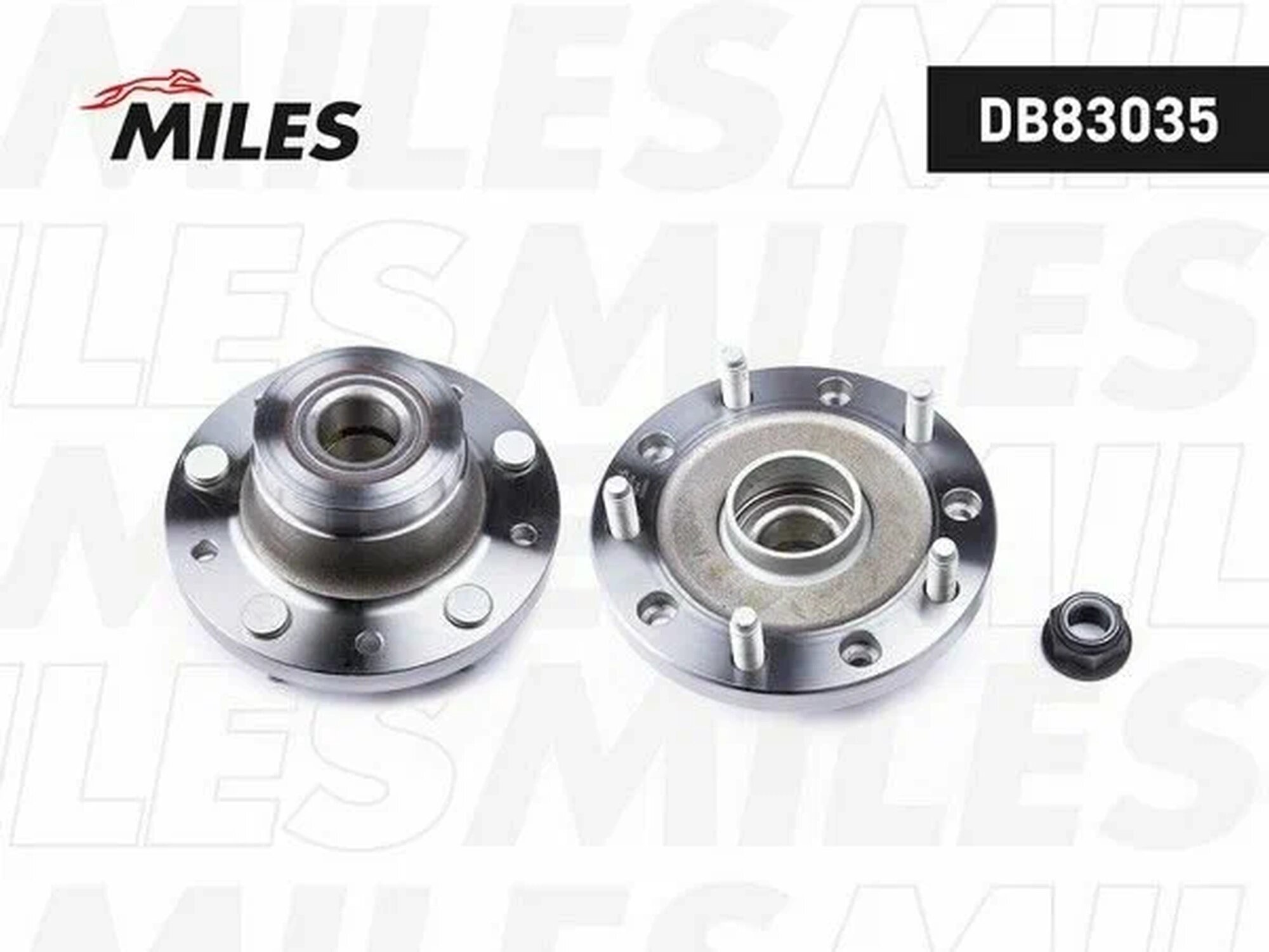 Ступица с подшипником задняя, FORD TRANSIT 06- 800/1300KG, MILES DB83035