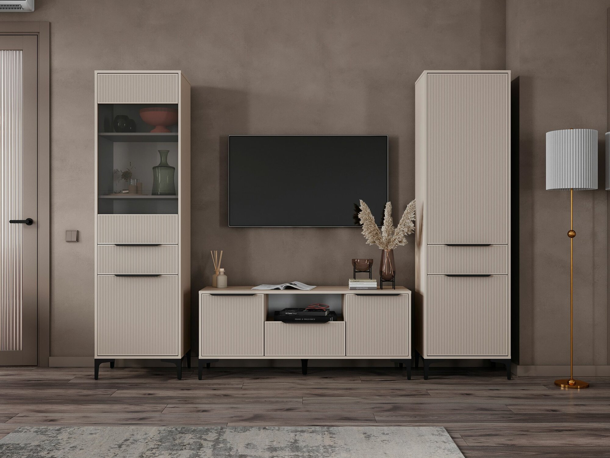 Модульная гостиная комплектация 5 Лайфмебель Иадама