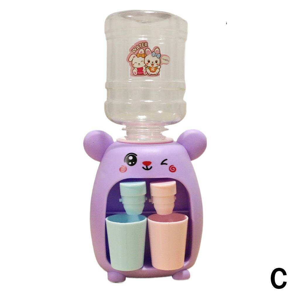 Детский игровой кулер для воды с кроликом, интерактивная игрушка с двойной подачей напитков