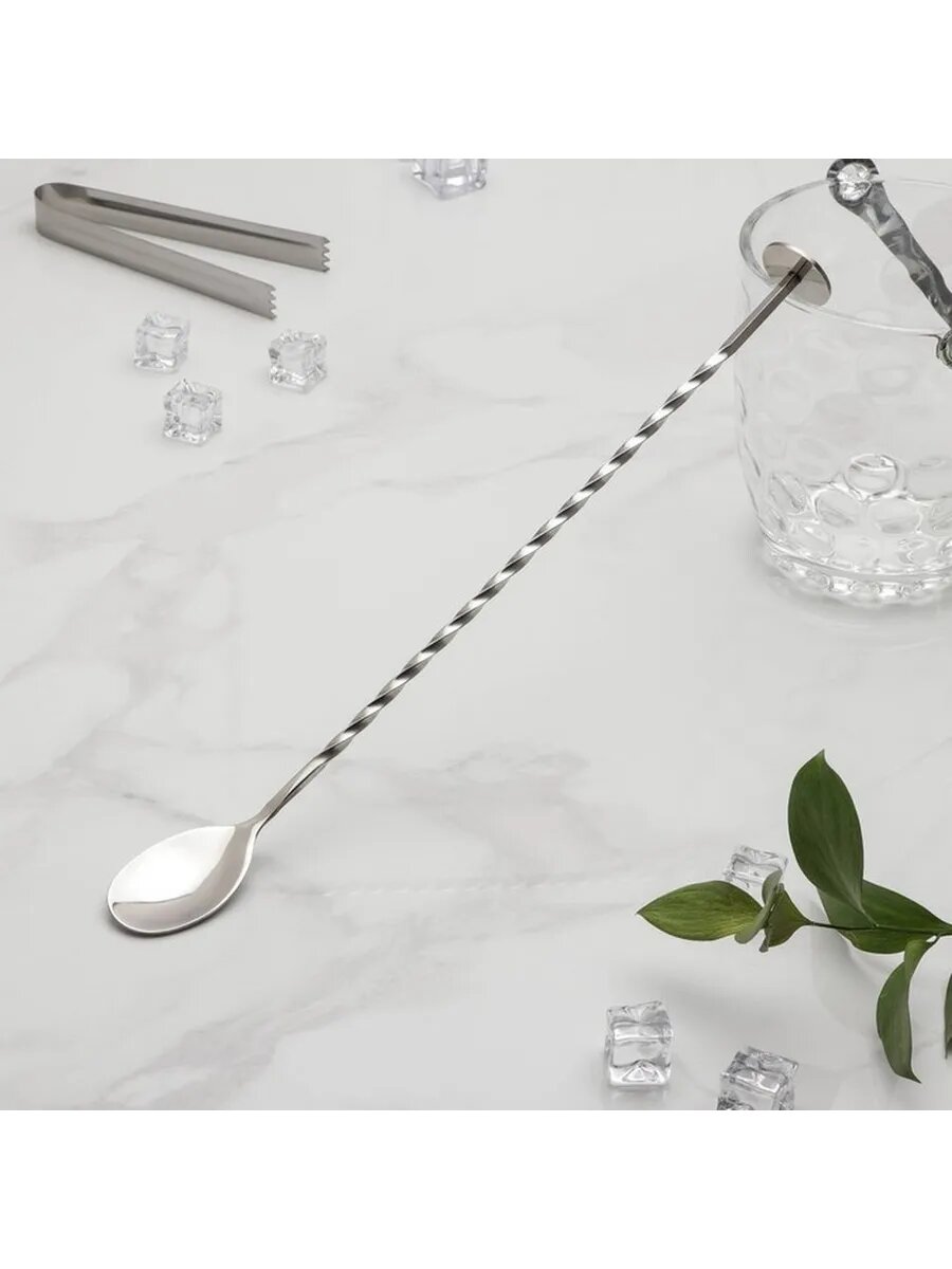 Многофункциональная барная ложка с мадлером