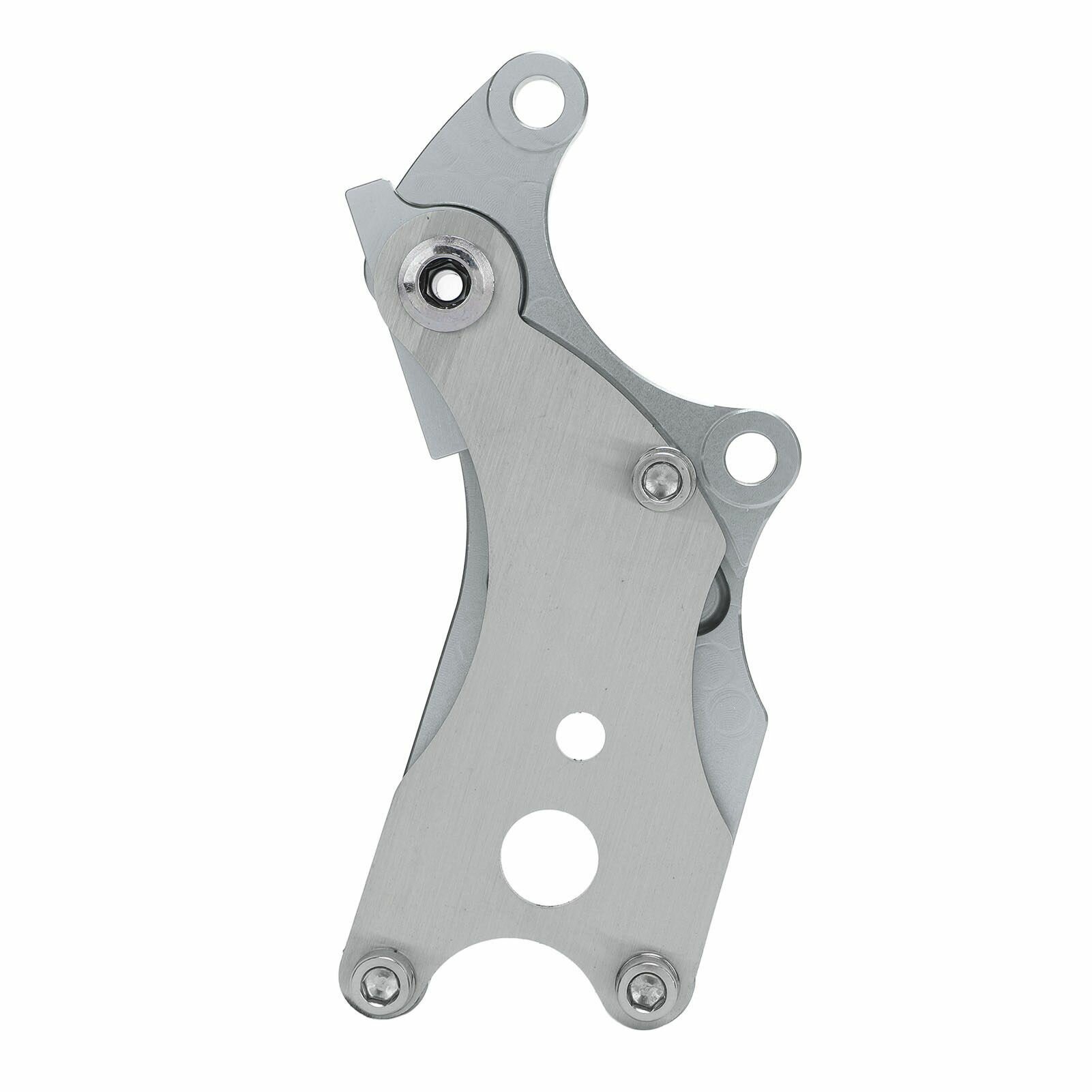 Адаптер дискового тормоза CNC, алюминий, серебристый, для MTB