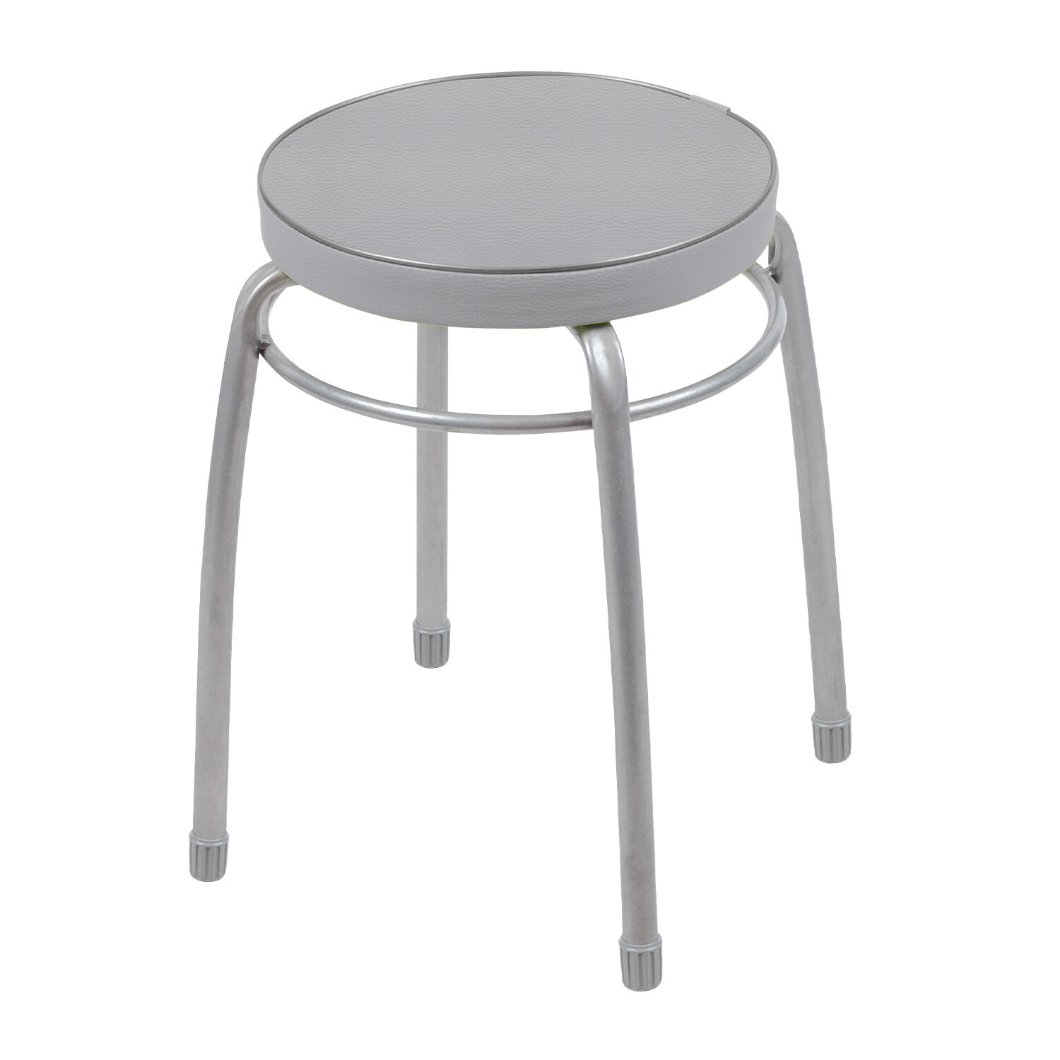 Табурет, экокожа, усиленная конструкция, мягкий, железные ножки