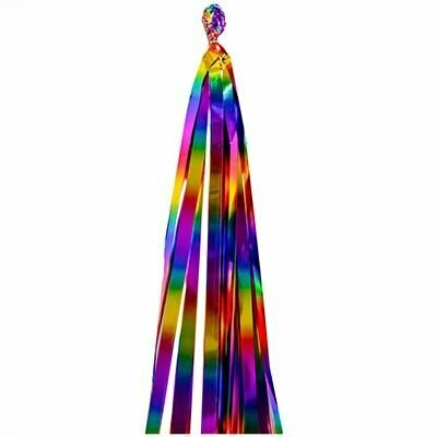 Гирлянда КНР Тассел, фольга, Радуга, 3 м, 10 листов