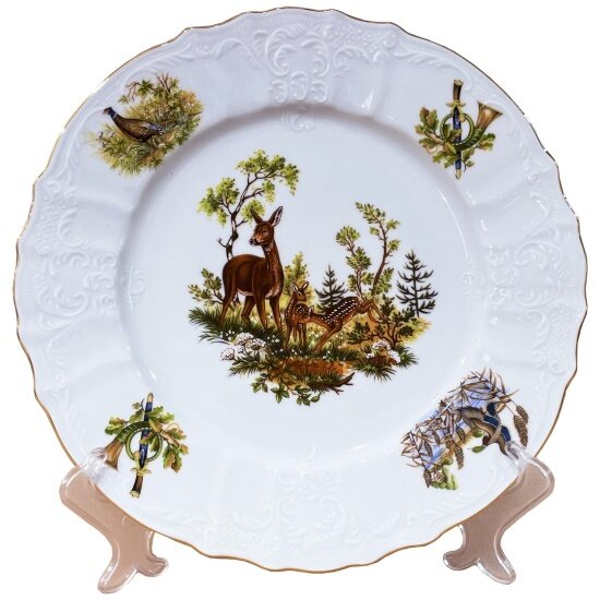 Тарелка Bernadotte "Охотничьи сюжеты" 27 см, в ассортименте (БЕР0776)
