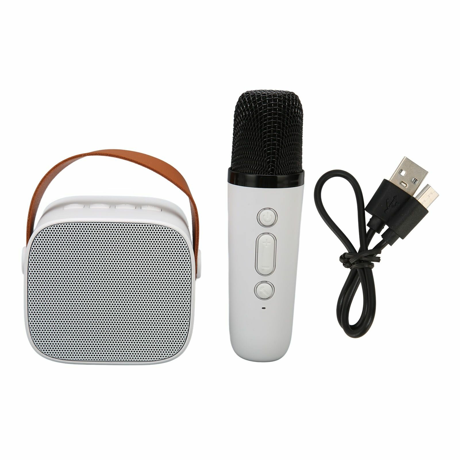 Bluetooth-караоке комплект: динамик с микрофоном, HD-стерео, ретро-дизайн