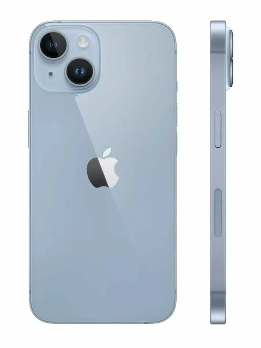 Смартфон Apple iPhone 14, 128 ГБ, 6.1", 60 Гц, nano SIM + eSIM, голубой