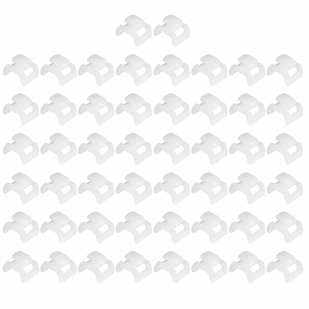 50 шт. базовое крепление кабельной стяжки на молнии, держатель 30 мм