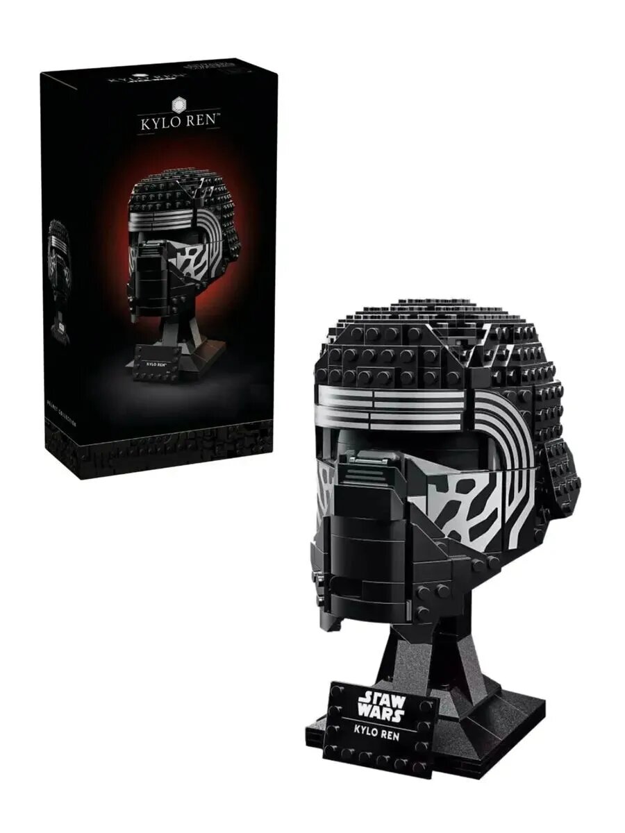 Конструктор Звездные войны Шлем Кайло Рена 556 деталей