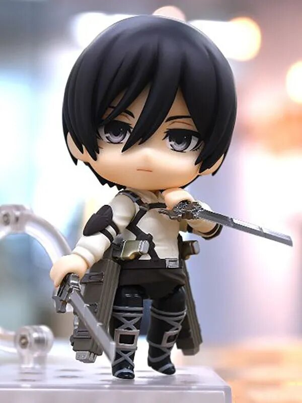 Персонаж аниме Attack on Titan Гигант атакует Последний сезон савари акерман Mikasa Ackerma Двуликий глиняный человек 10cm