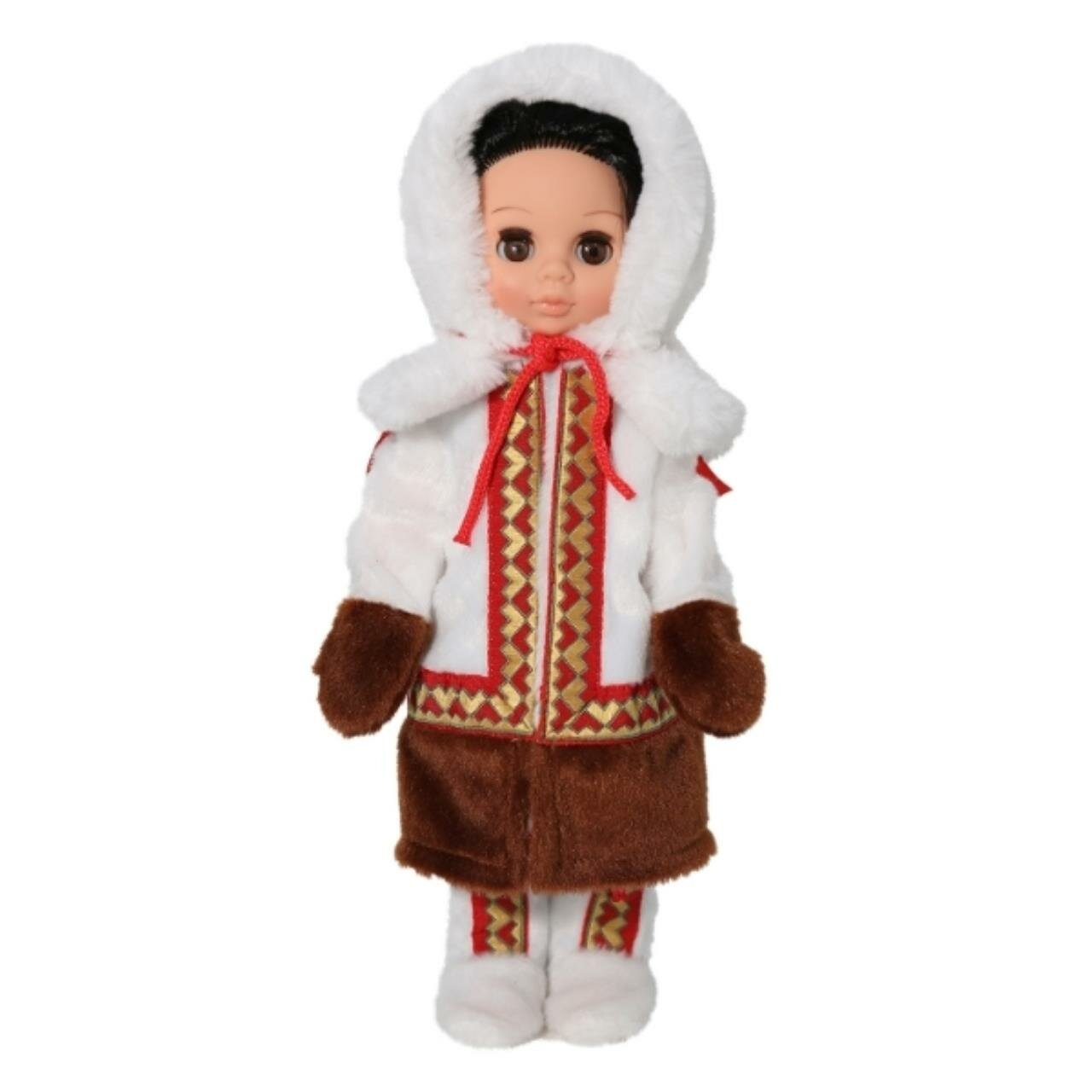 Кукла Весна "Эля в костюме народов Севера 2" высота 30 см, в к 42x17x10 см