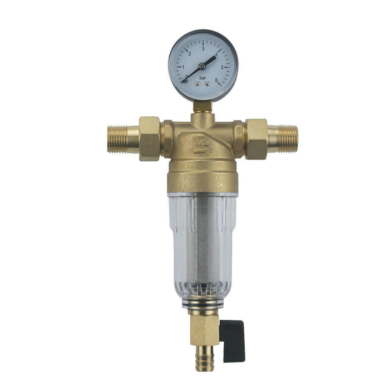 Фильтр самопромывной с манометром GYP1 ZEGOR