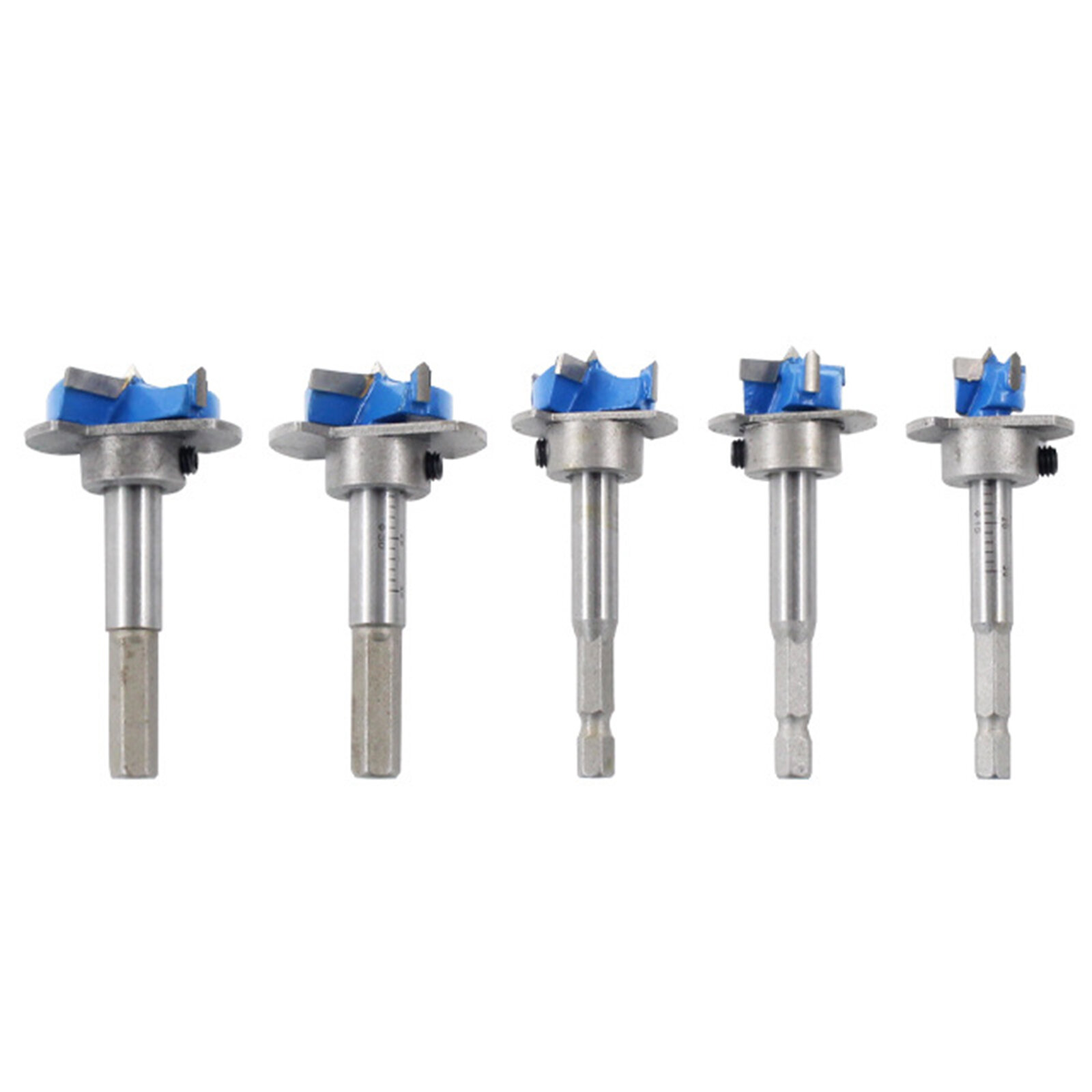 5 шт. сверл Форстнера по дереву с шестигранной ручкой наборы для сверления отверстий 15/20/25/30/35 мм сверло