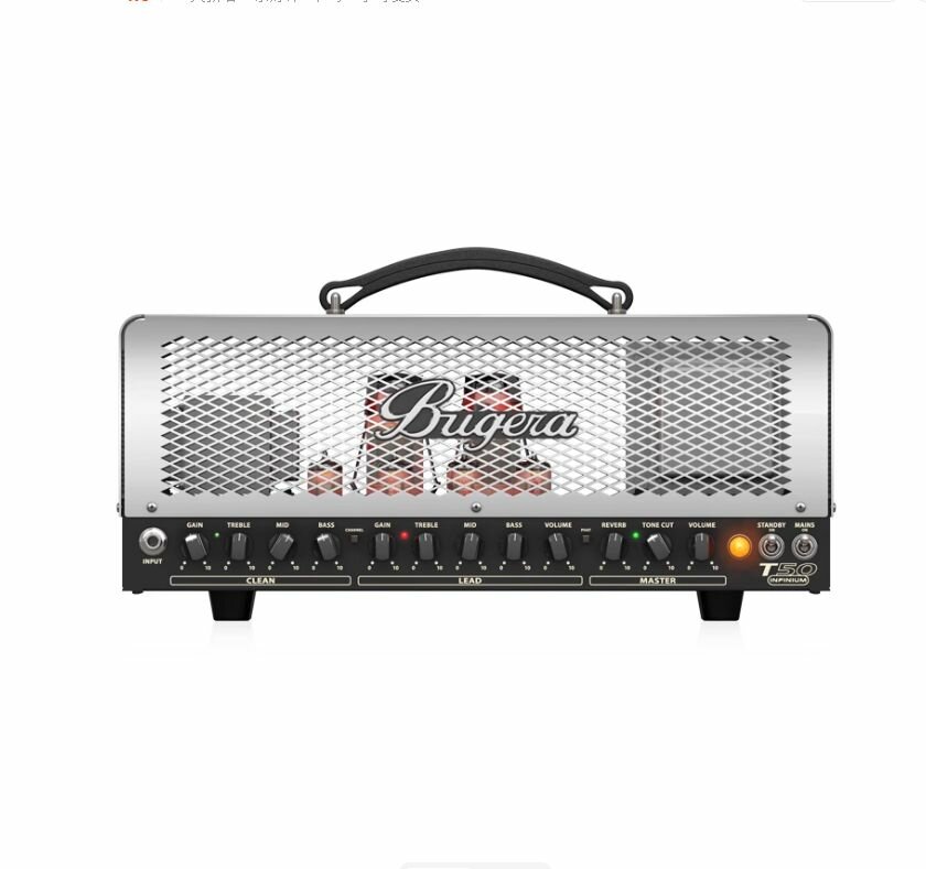 Двухканальный ламповый гитарный усилитель Bugera/Bugera T50 INFINIUM мощностью 50 Вт