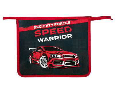 Папка для тетрадей А5 Speed warrior, молния сверху