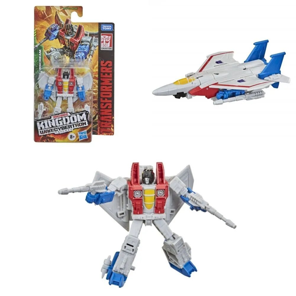 Трансформеры Hasbro Игрушка Transformers Kingdom War For Cybertron Trilogy WFC-K12 Starscream 10cm
