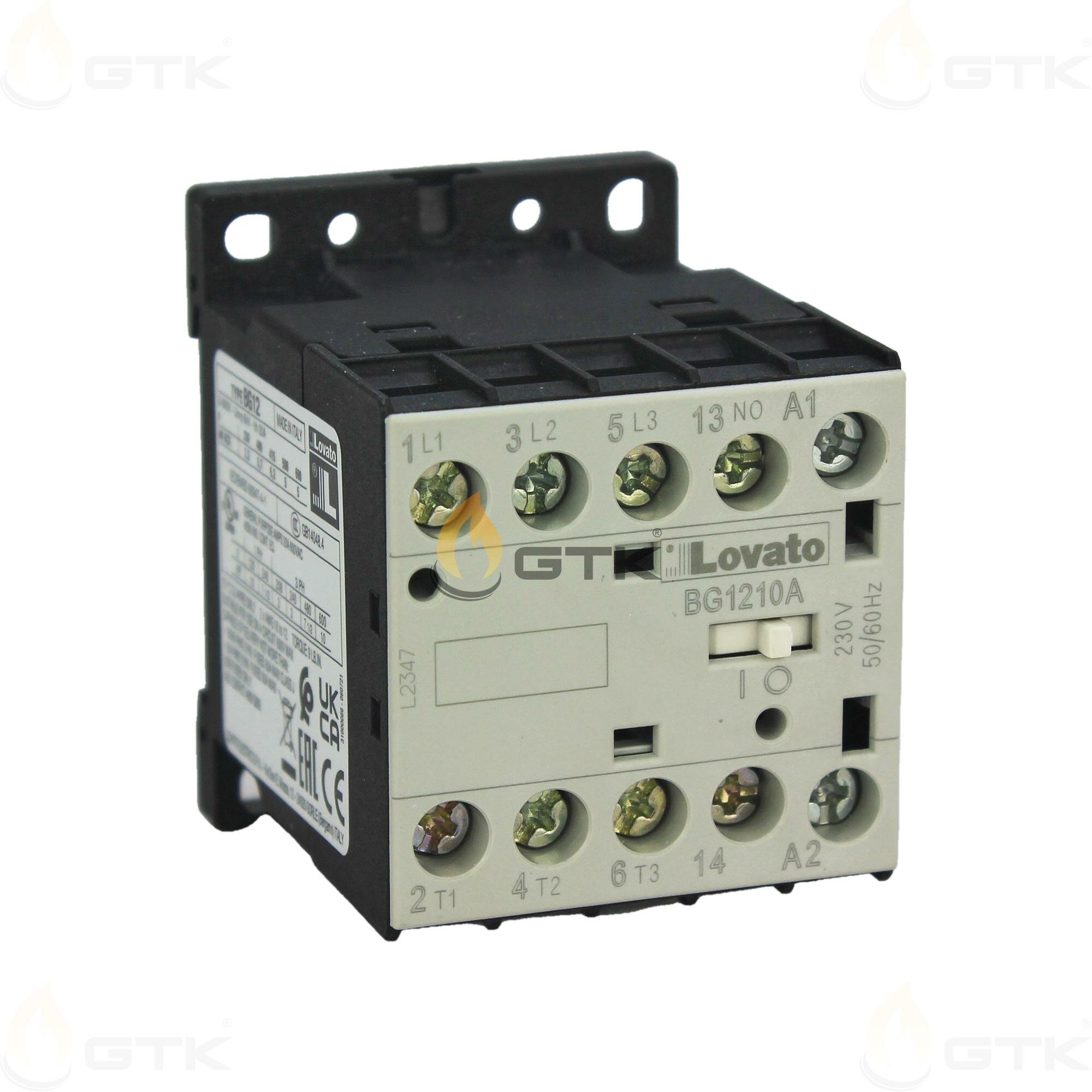Миниконтактор Lovato 11 BG12 10 A230, 0005110111