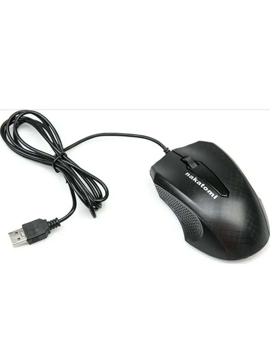 Мышь проводная оптическая MON-07U 800dpi Черный