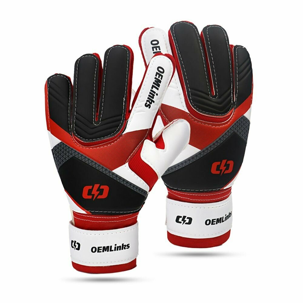 Латексные футбольные вратарские перчатки с прочным захватом для взрослых футбольных вратарей. Прочные, нескользящие, для повышения производительности.