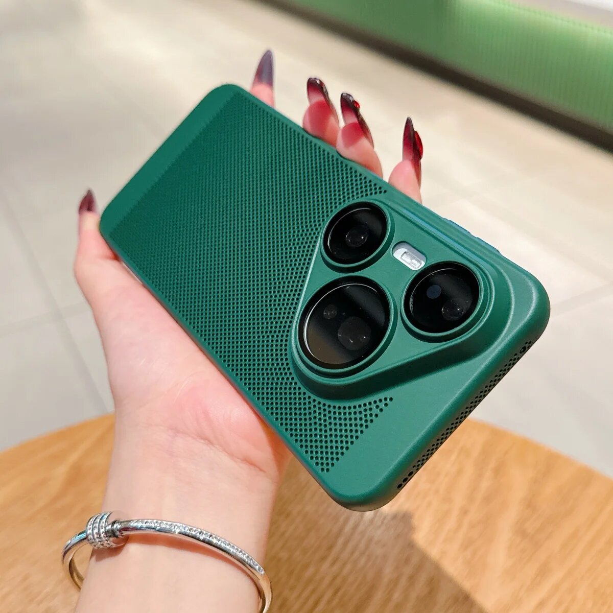 Изумрудный чехол для Huawei P50 Pro с рассеиванием тепла