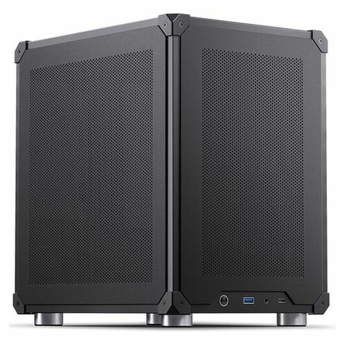 Компьютерный корпус JONSBO C6 Black (C6Black) черный - Mini Tower, Micro-ATX, Mini-ITX, USB 3.2 Gen 1 Type-C